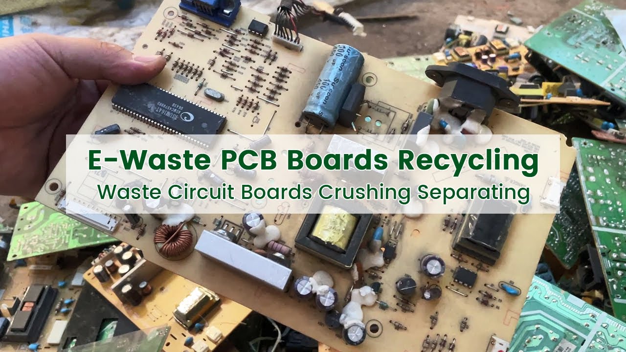 Waste Circuit Boards Crushing Separating Line | PCB Recycling Machine ...