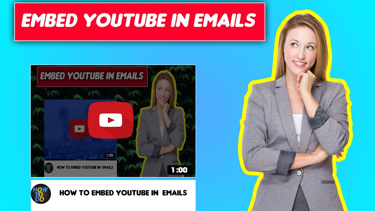 Add YouTube videos in email | Get more YouTube views | Embed your video ...