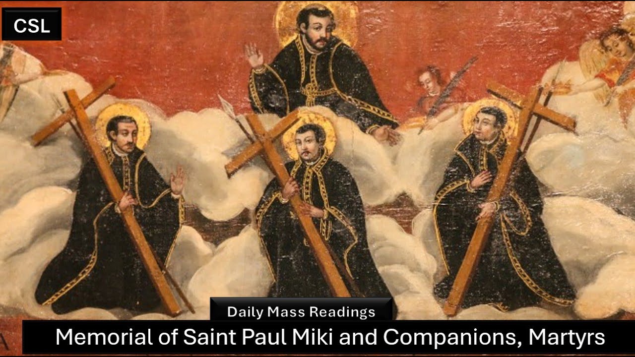 Memorial of Saint Paul Miki and Companions, Martyrs - February 6, 2026 ...