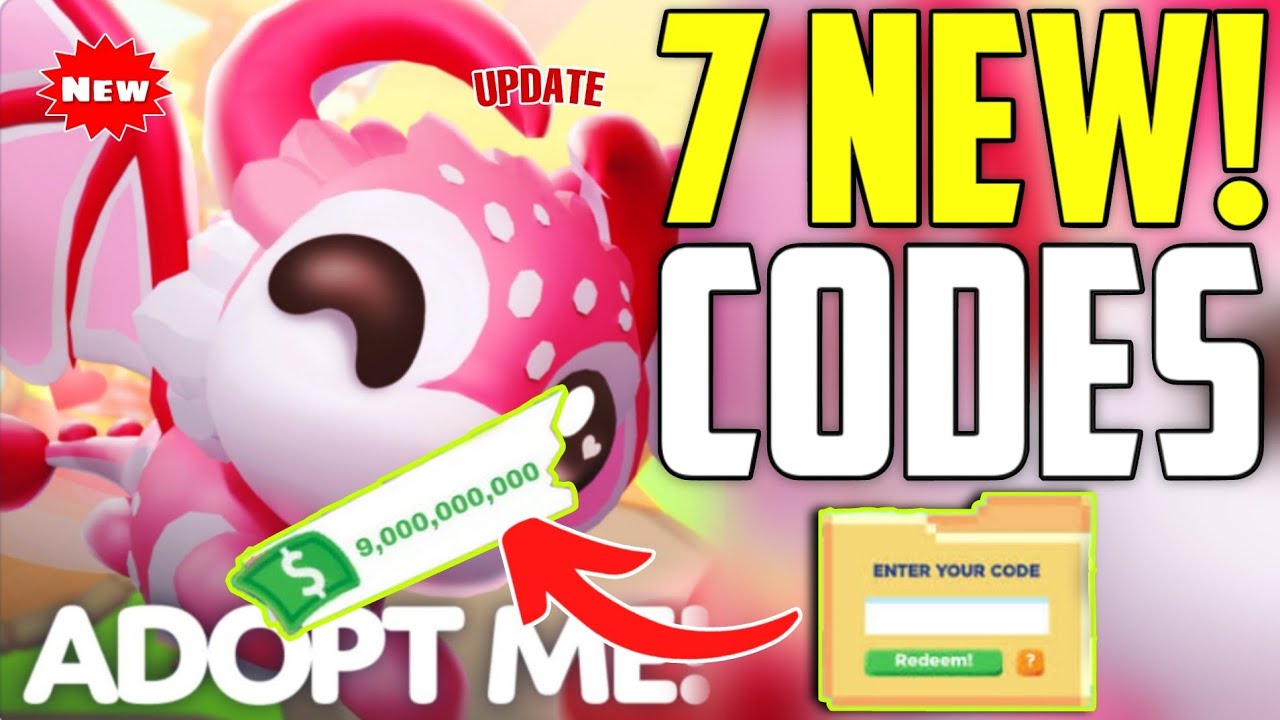 ⚠️ UPDATE!⚡CODES⚠️ADOPT ME ROBLOX CODES - ADOPT ME CODES - CODES FOR ...