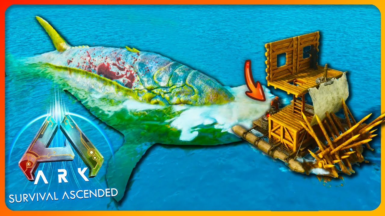 HUNTED by the LARGEST SEA MONSTER in ARK Survival ASCENDED Gameplay ...