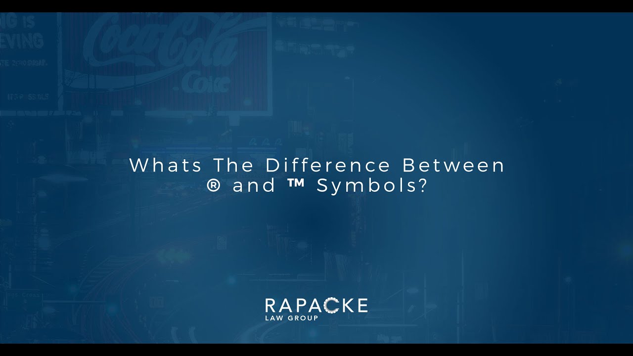 Whats The Difference Between ® and TM Symbols? - YouTube
