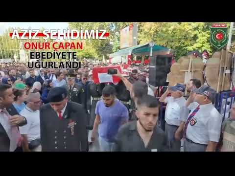 Şehit P. Uzm. Çvş. Onur Çapan Isparta’da Dua ve Tekbirlerle Son Yolculuğuna Uğurlandı.