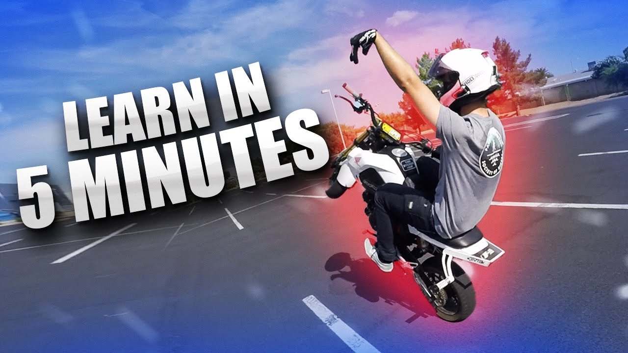 How to Wheelie with One Hand! [Motovlog 247] - YouTube