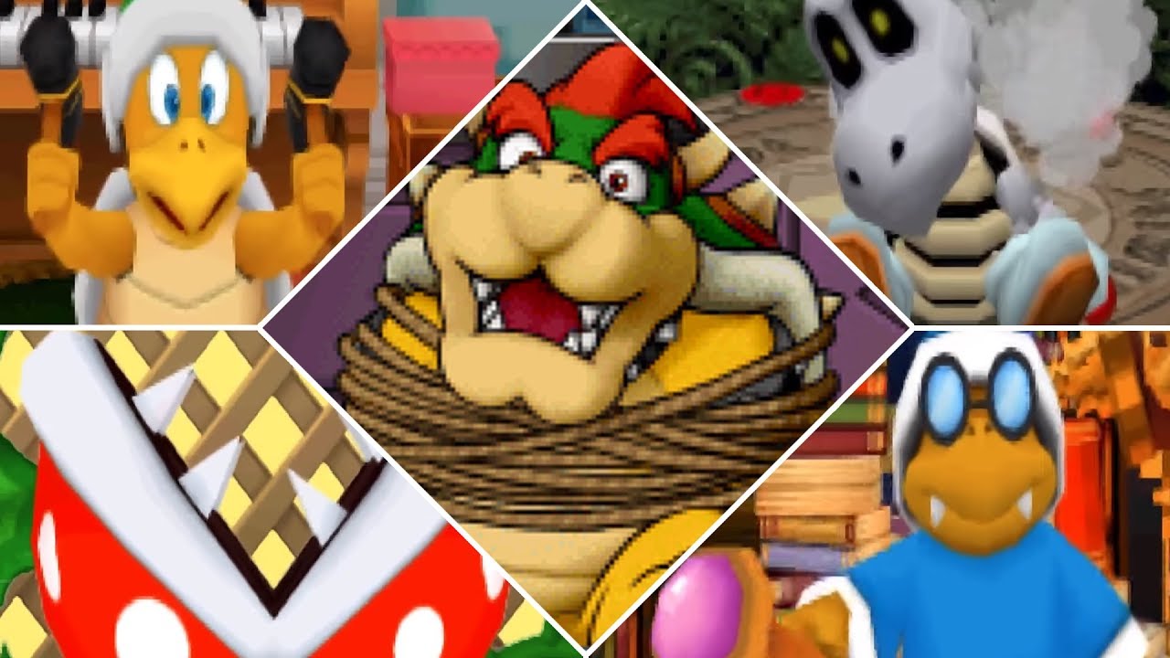 Mario Party DS - All Bosses - YouTube