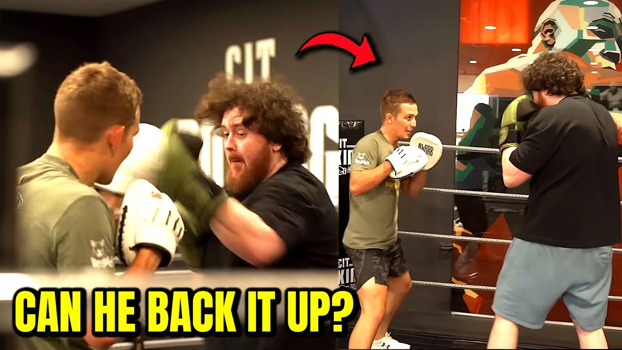 MMA YouTuber Finally Shows His Boxing Skills. Is He All Talk? - YouTube