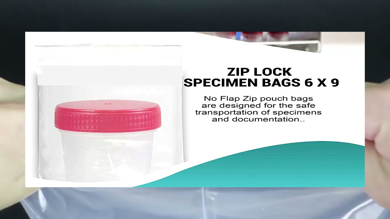 Zip Lock Specimen Bags. Clear Lab Transport Bags. Document Pouch ...