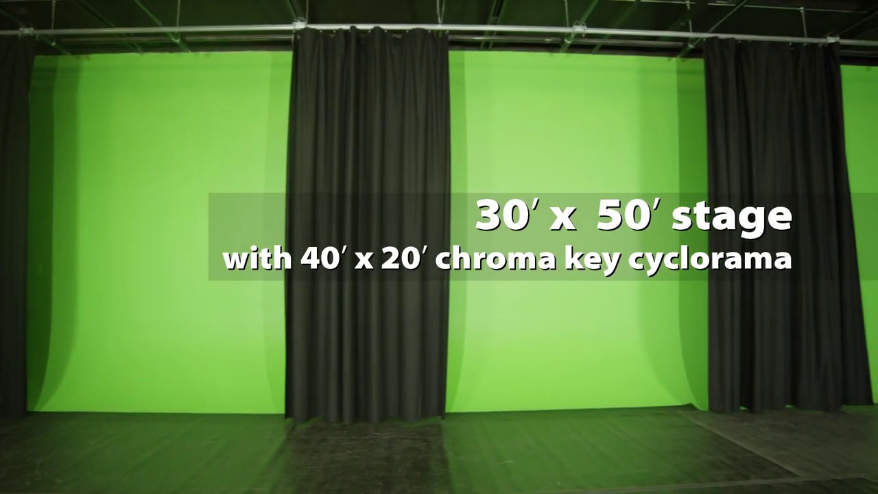 Greenscreen Stage at Bridge ArtSpace - YouTube