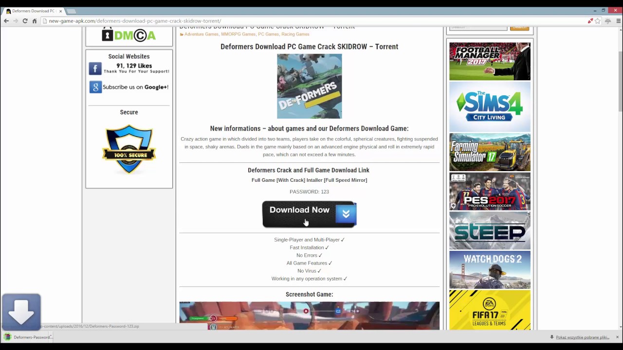 Download Deformers Crack CPY / 3DM / SKIDROW - PC Game - YouTube