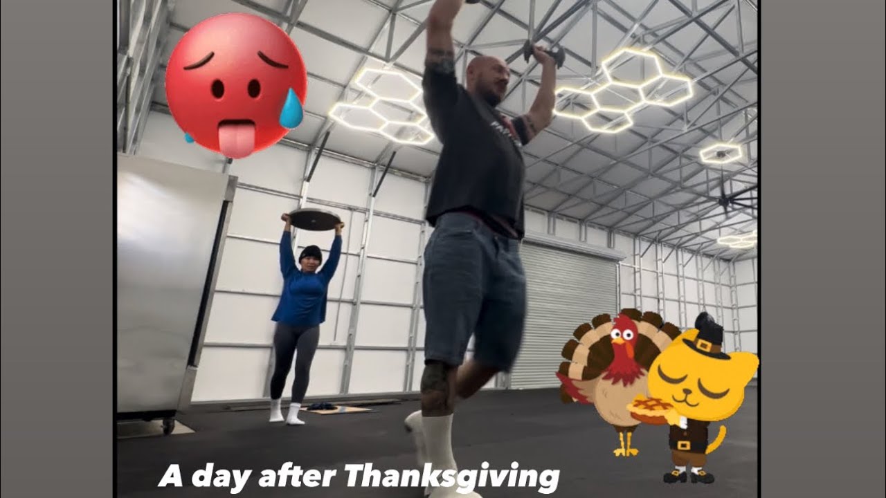Workout after Thanksgiving Day is like 🥵 - YouTube