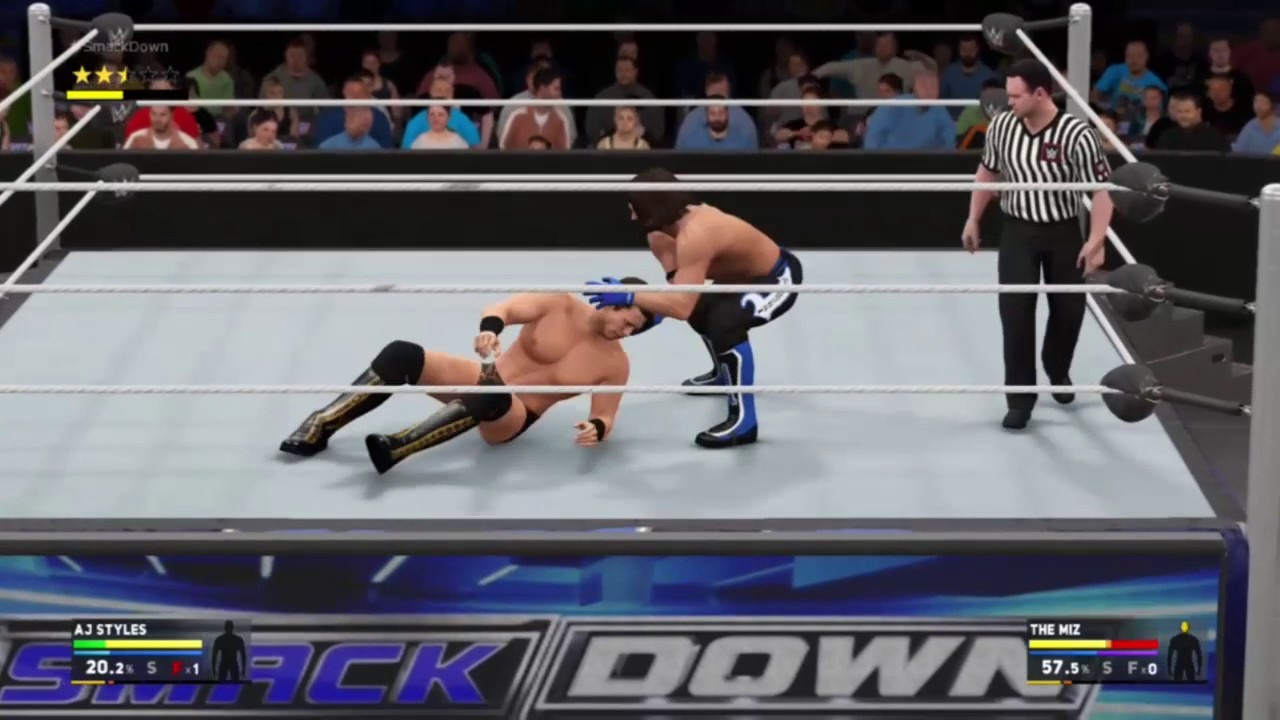 AJ Styles vs The Miz - YouTube