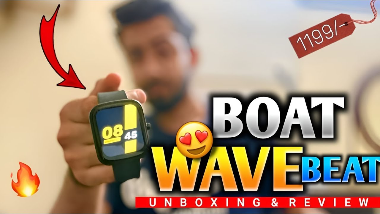 Boat Wave Beat Smartwatch | Unboxing & Review 🔥 - YouTube