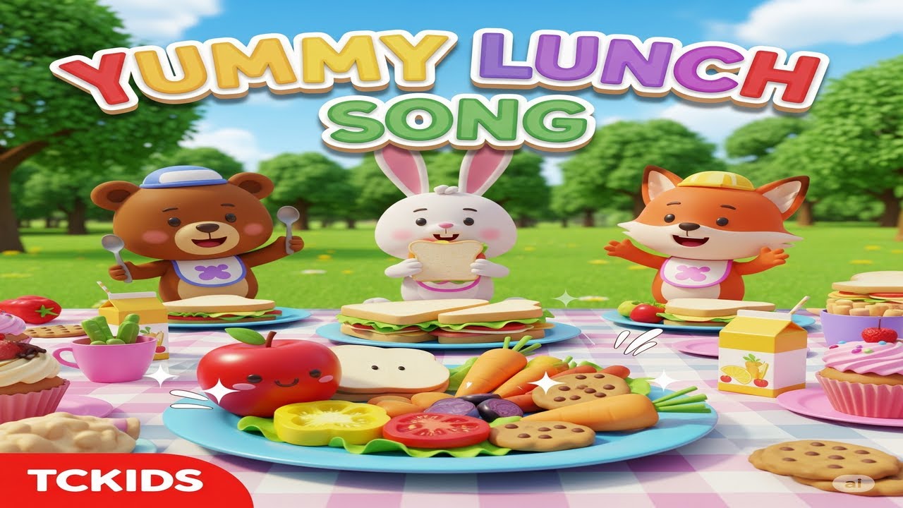 Yummy Lunch Song 🍎🥪 Nursery Rhymes & Kids Songs | TCKIDS - YouTube