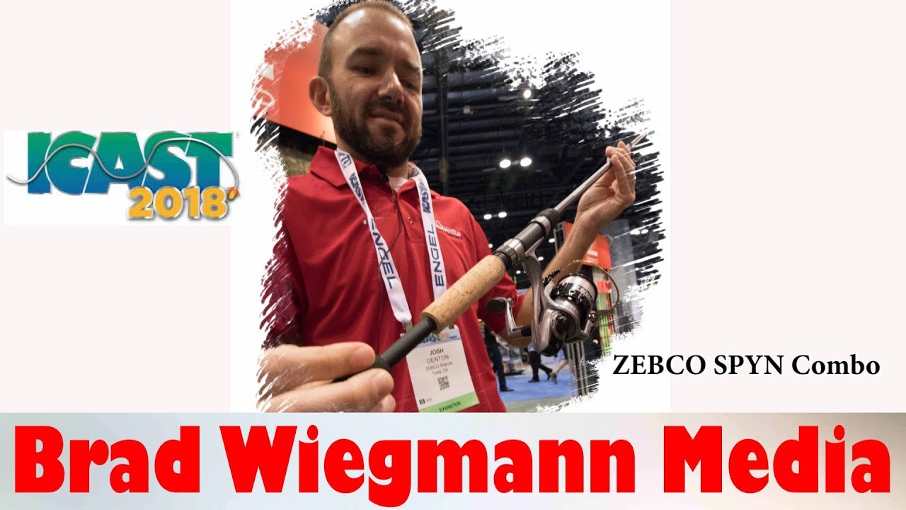 New ZEBCO SPYN spinning rod combo at ICAST featuring Josh Denton - YouTube