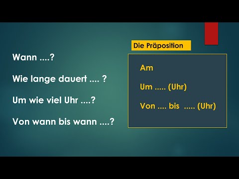 German Language Lesson-16 - YouTube