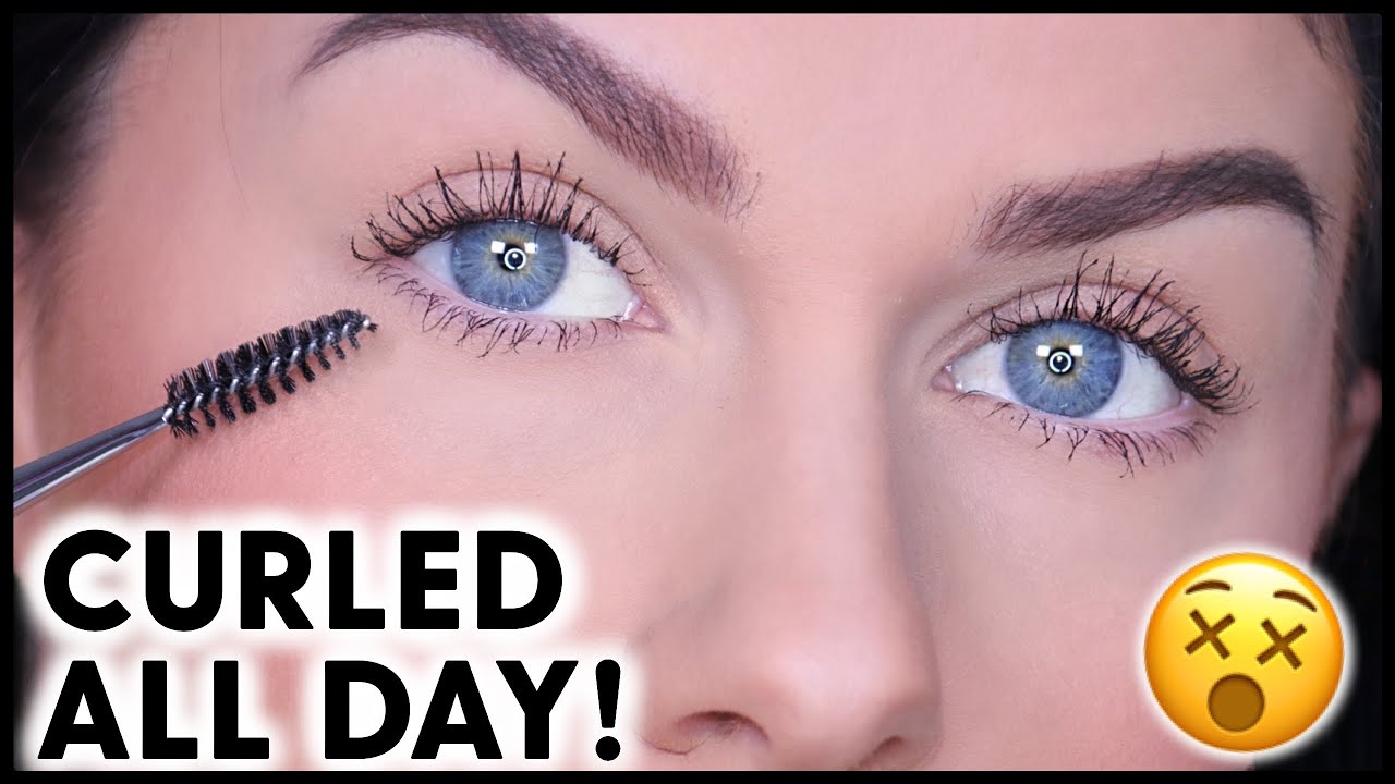 HOW TO KEEP STRAIGHT LASHES CURLED ALL DAY YouTube