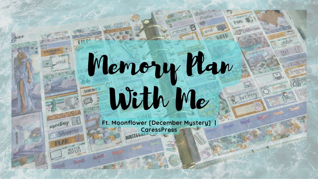 Memory Plan With Me | Moonflower [Mystery] (CaressPress) - YouTube