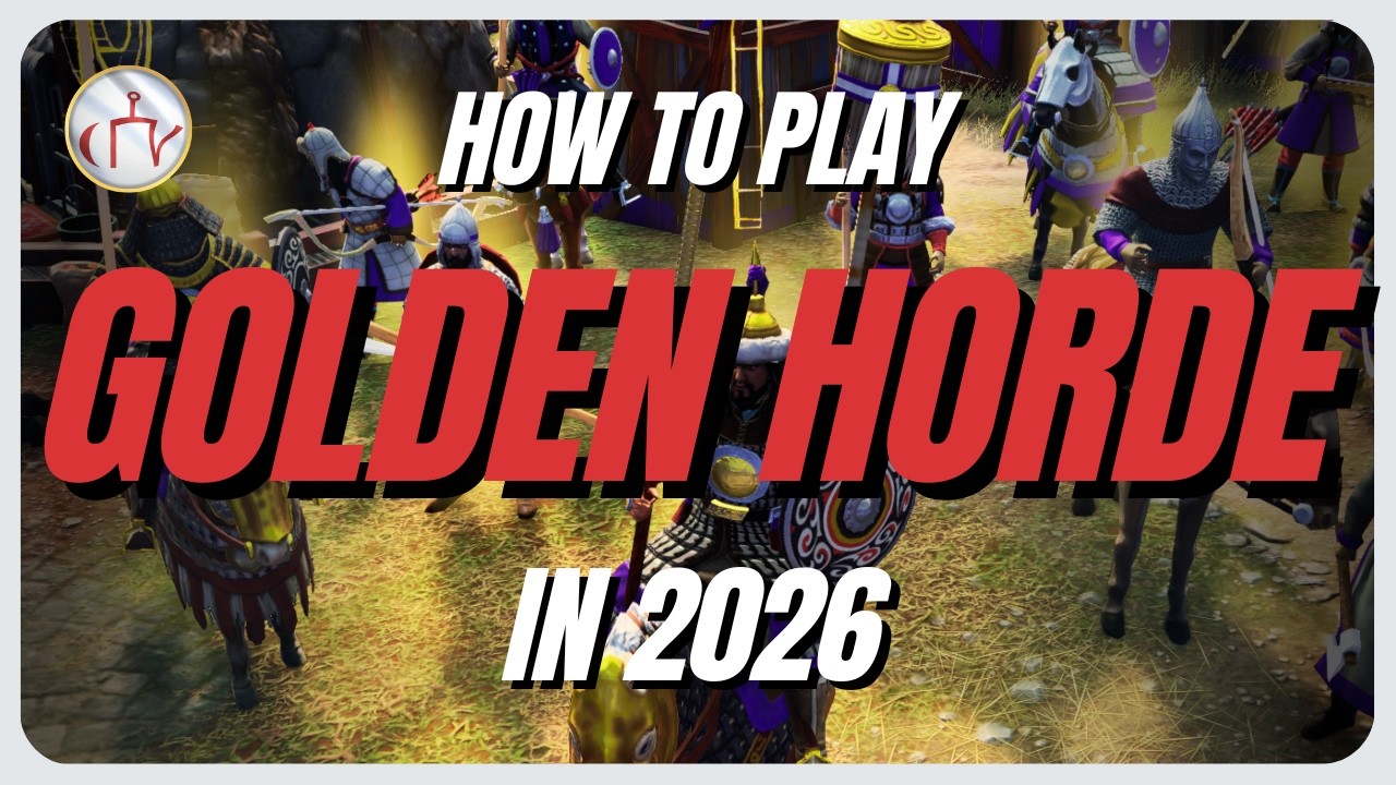 How To Play Golden Horde In 2026 | AoE4 - YouTube