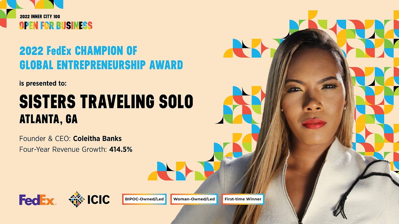 2022 Fedex Champion of Global Entrepreneurship Award - YouTube