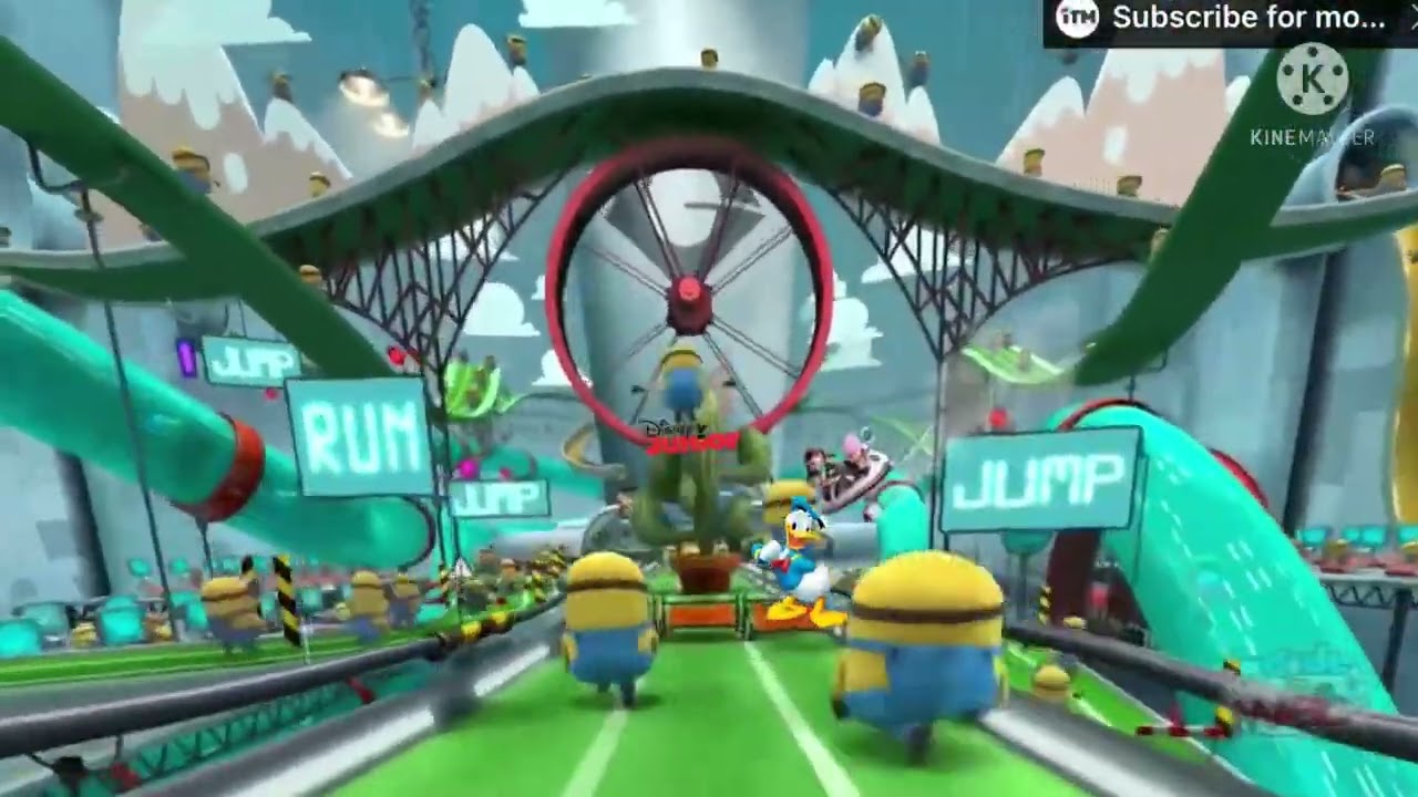 Minion Mayhem Ride Round 2 - YouTube