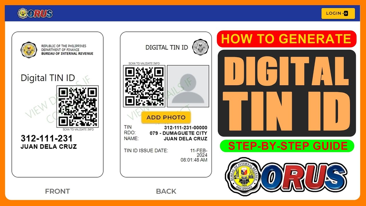 PAANO KUMUHA NG DIGITAL TIN ID ONLINE | STEP-BY-STEP GUIDE - YouTube