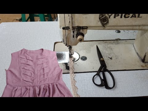 cara membuat belahan dada baju gamis