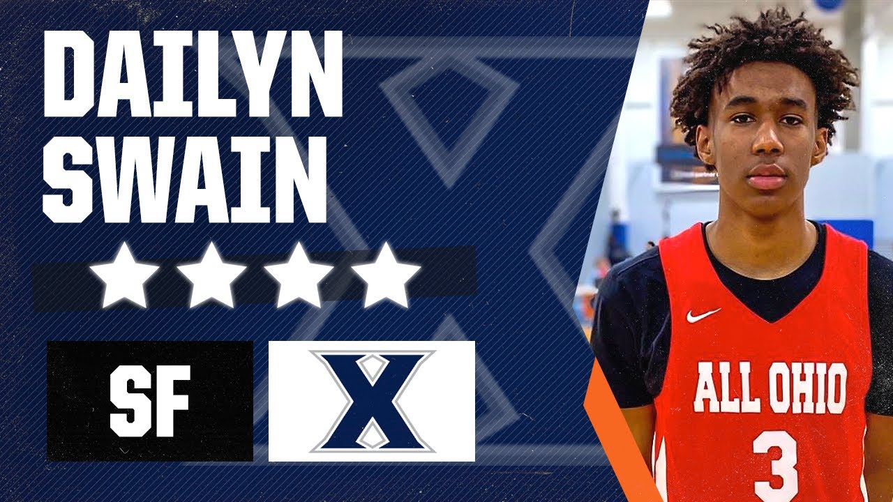 WATCH: 4-star SF Dailyn Swain commits to the Xavier Musketeers - YouTube