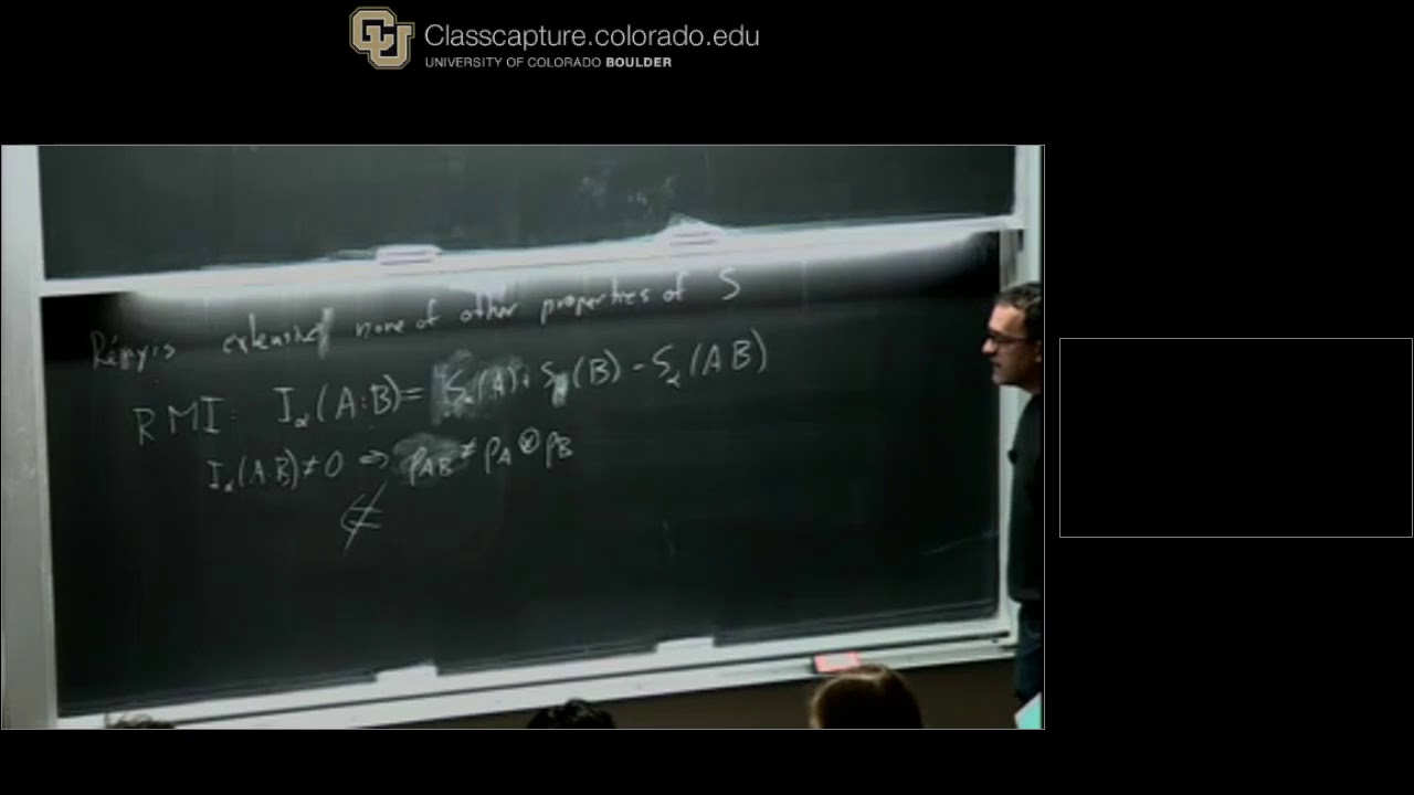 Matthew Headrick - Entanglement in Field Theory and Holography - 3 ...
