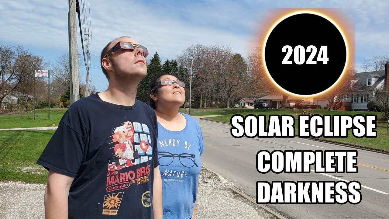 2024 Solar Eclipse Complete Totality in Ohio! - YouTube