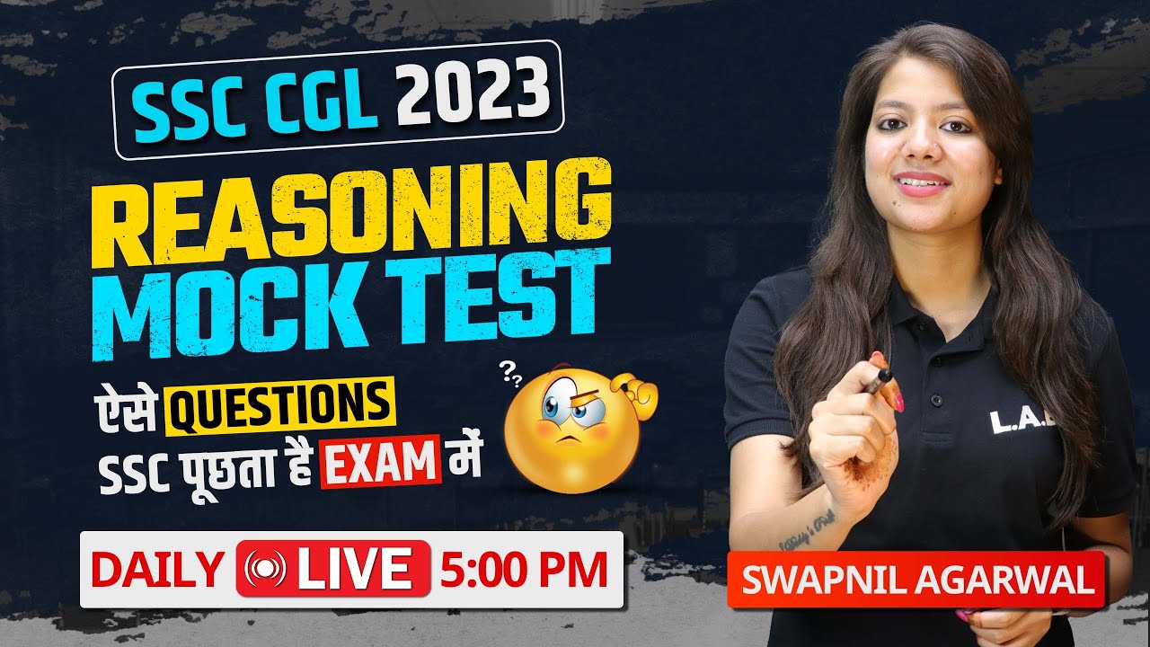 SSC CGL 2023 | Reasoning | SSC CGL Reasoning Mock Test Day-8 | SSC ...