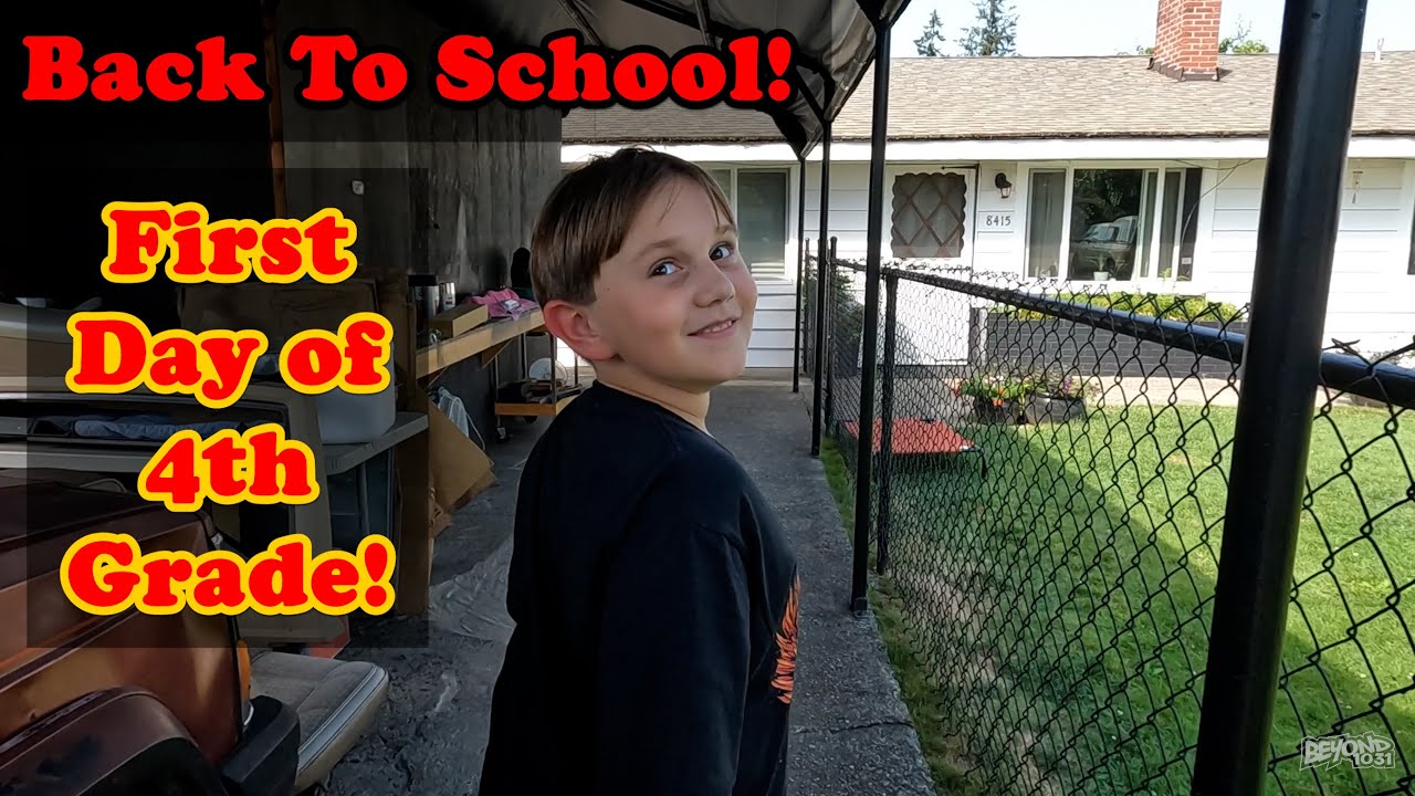 Back To School First Day Of 4th Grade Day 4322 08 31 22 YouTube Back To School First Day Of 4th Grade Day 4322 08 31 22 YouTube