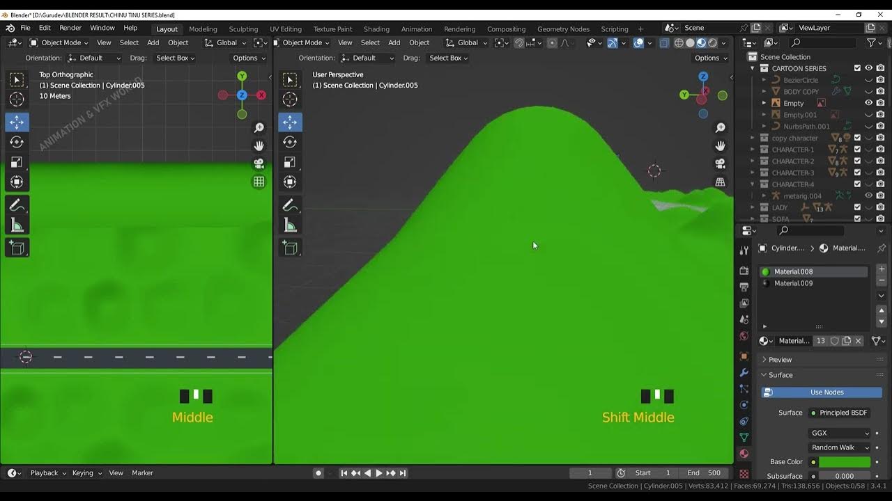 CLASS - 51 || HILL MODELING PART - 1 || #hills #mountains #blender3d - YouTube
