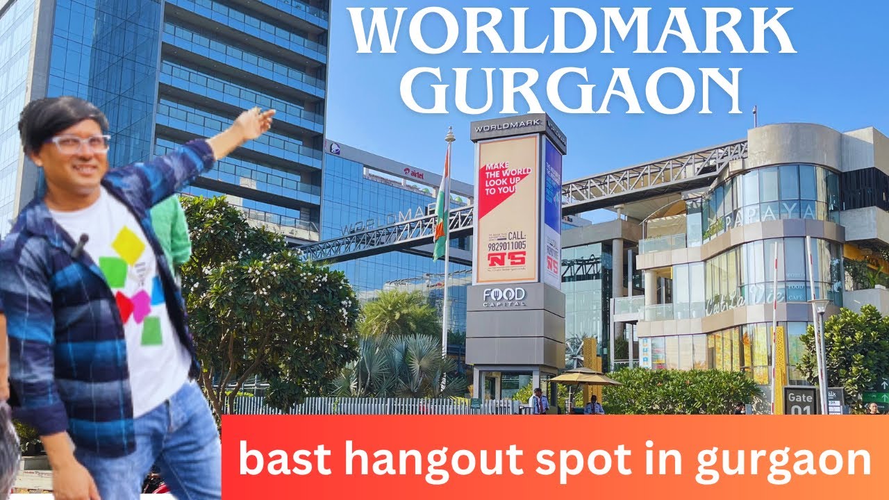 World mark Gurgaon- bast hangout Spot in Gurgaon-full tour in dewali ...