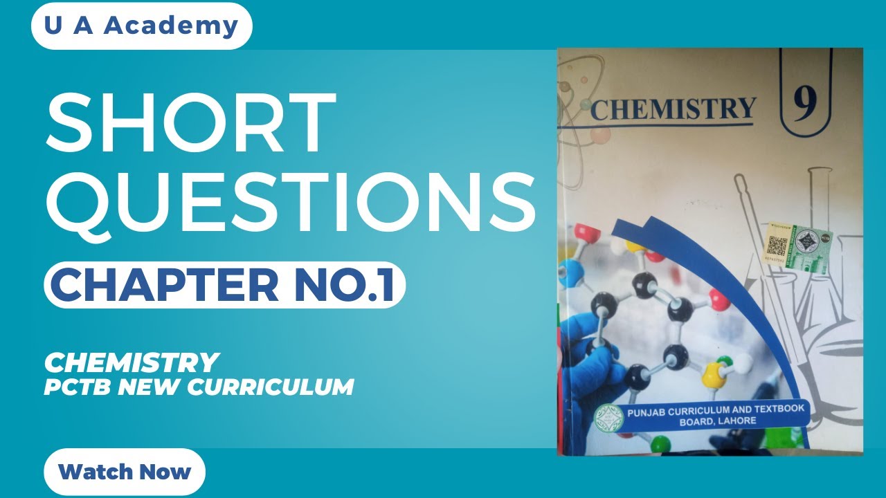 Class 9th Chemistry New Book Exercise Chapter 1 | PCTB | Short Question ...