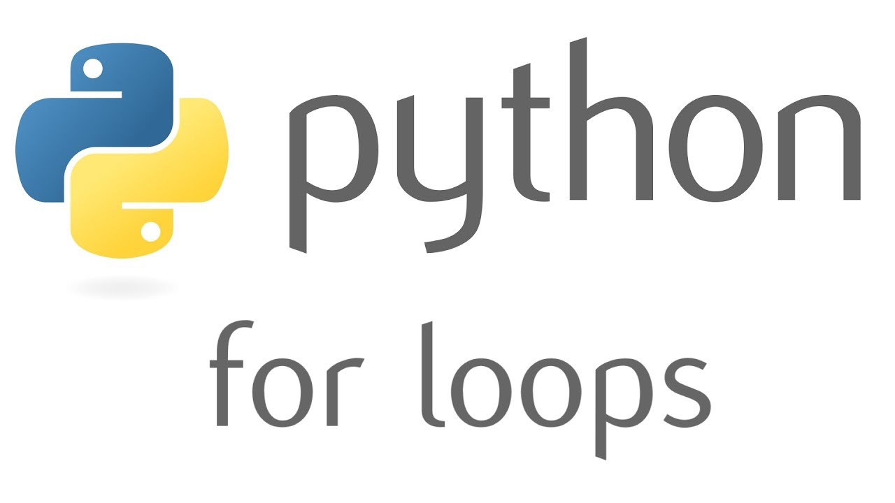Python Tutorial For Loops Youtube
