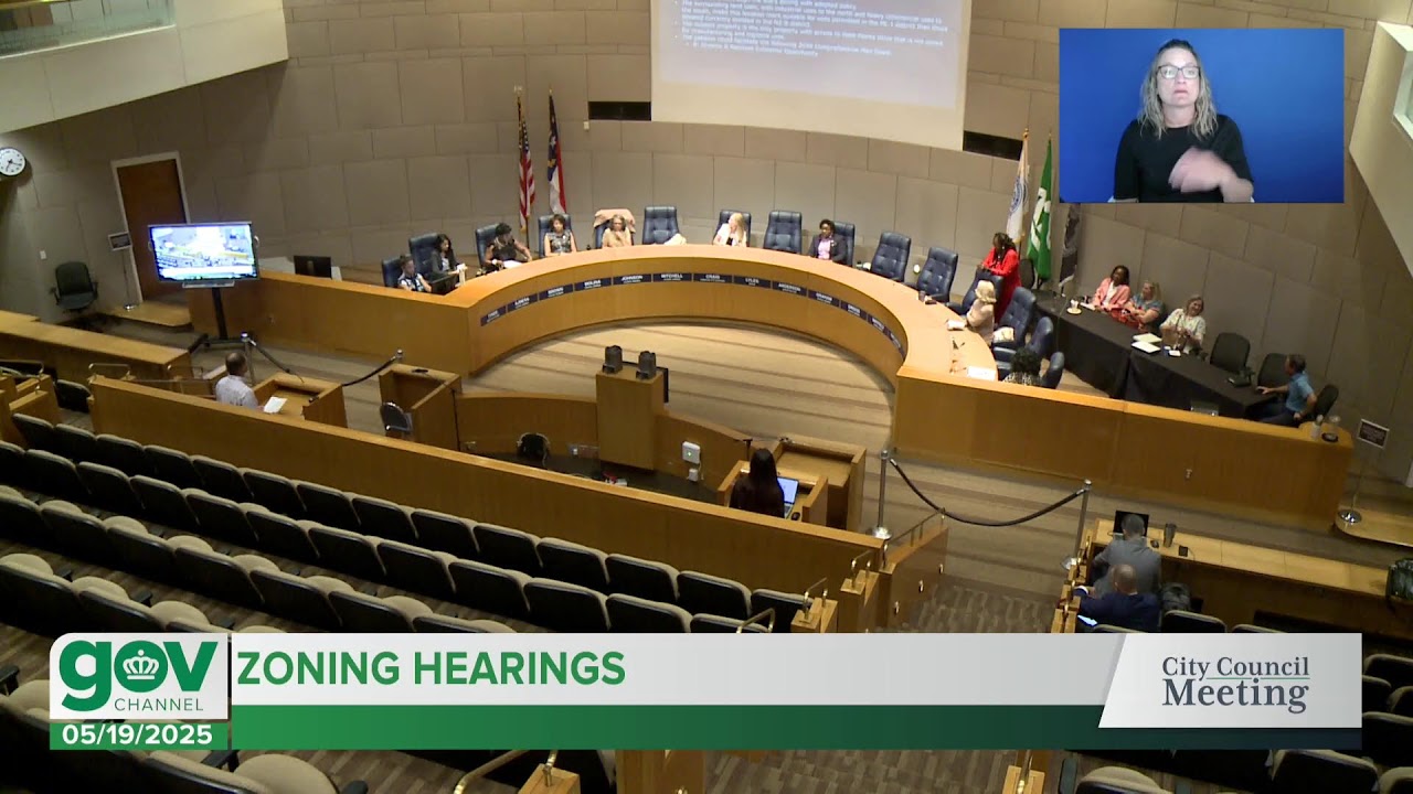 City of Charlotte Zoning Meeting - May 19, 2025 - YouTube