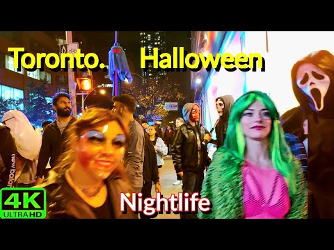 【4K】TORONTO BIGGEST HALLOWEEN PARTY ON CHURCH STREET | TORONTO ...