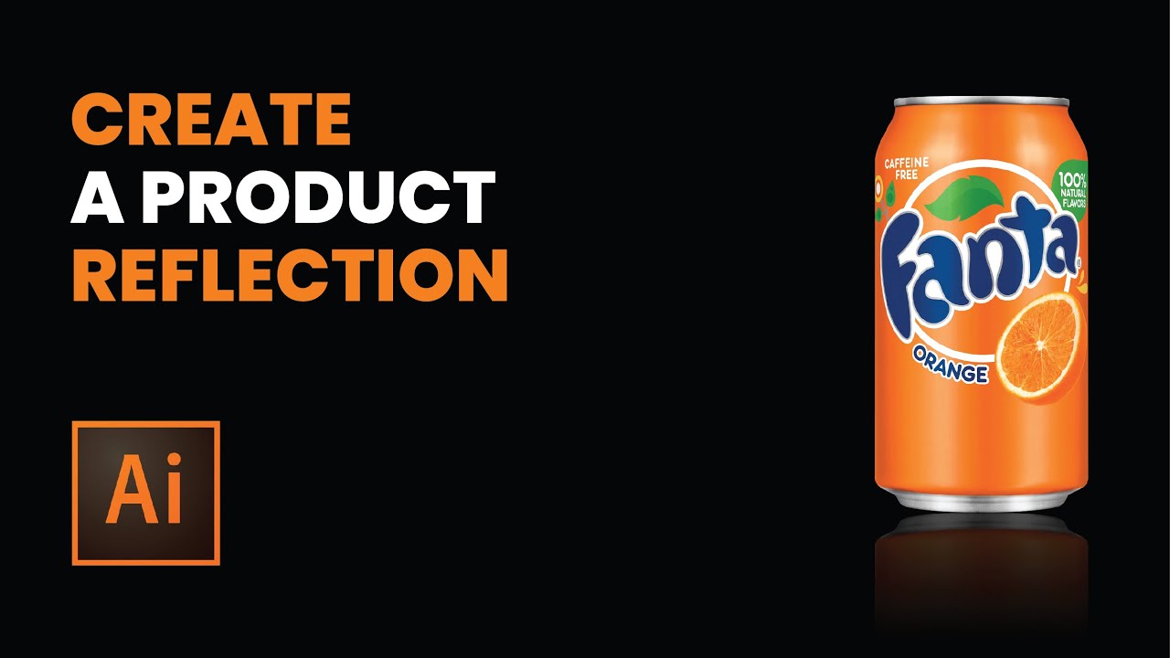 How to Create Product Reflection in Adobe Illustrator | LEARN WITH ...
