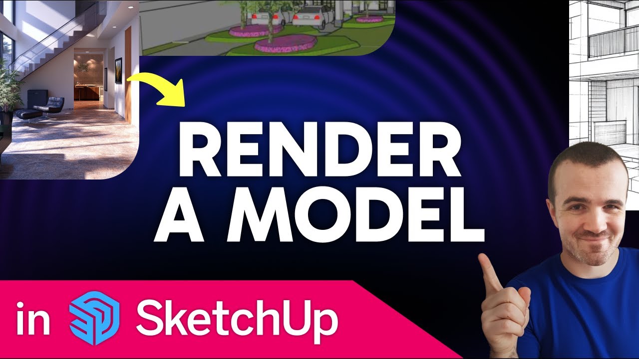 How to RENDER a SketchUp Model (Step by Step) - YouTube
