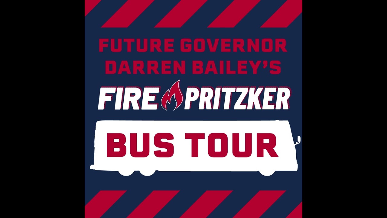 Darren Bailey: Fire Pritzker Bus Tour - YouTube