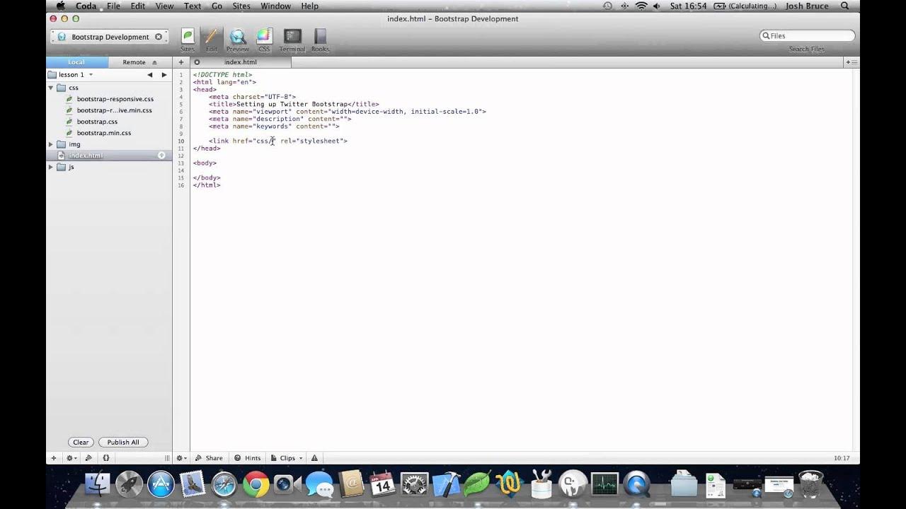 Setting up Twitter Bootstrap Tutorial - YouTube