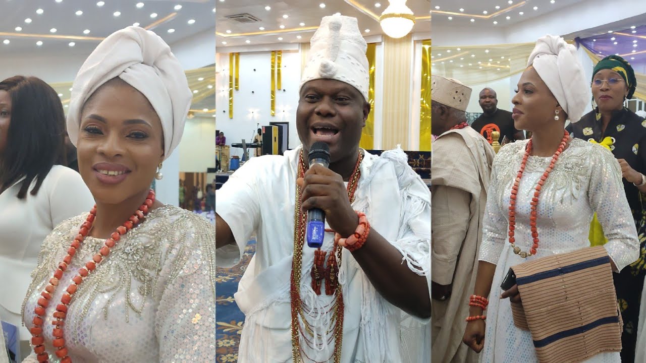 IFE DAY: SEE HOW QUEEN TEMITOPE STEP OUT TO SUPPORT ONI ADEYEYE, AS HE ...