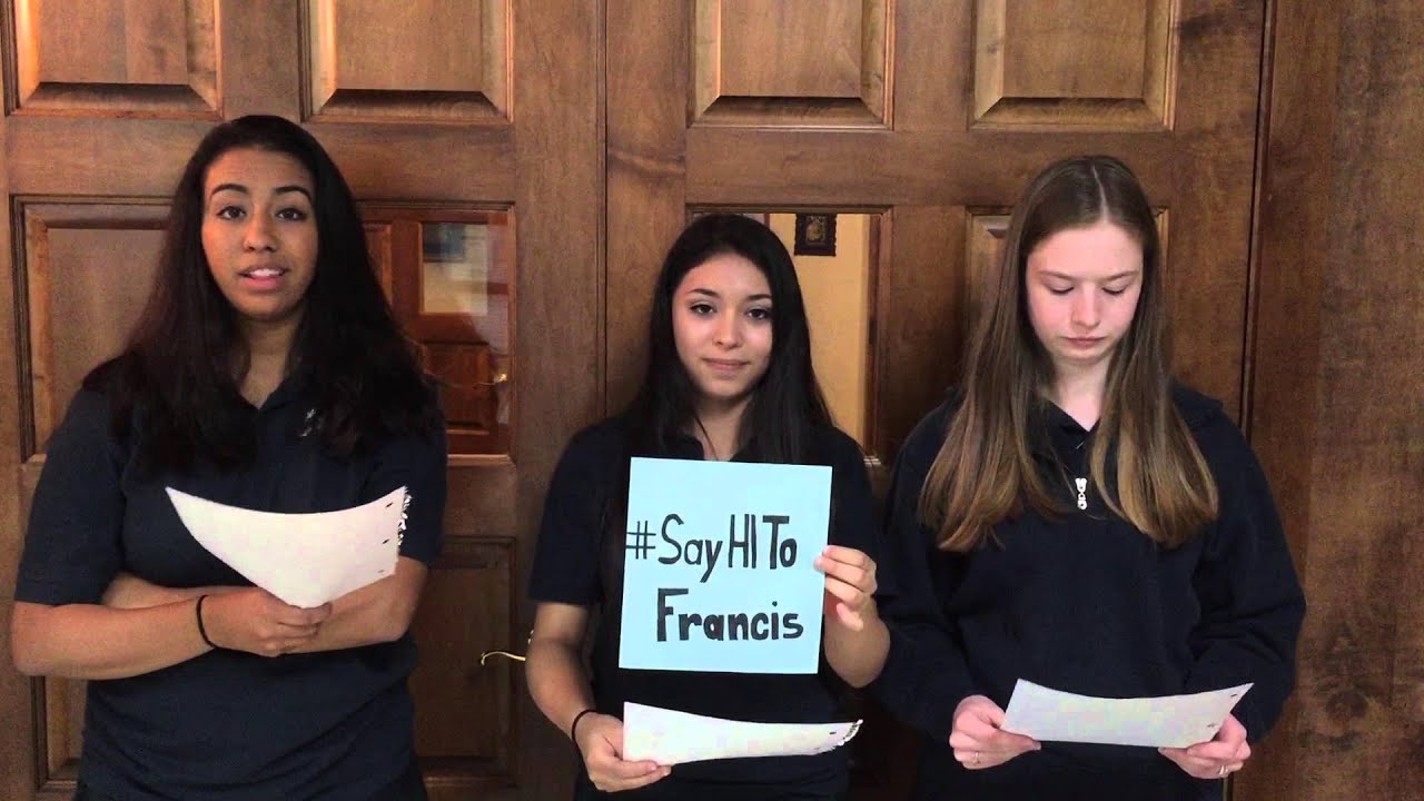 Emily, Madeline and Kayla Say Hi To Francis - YouTube