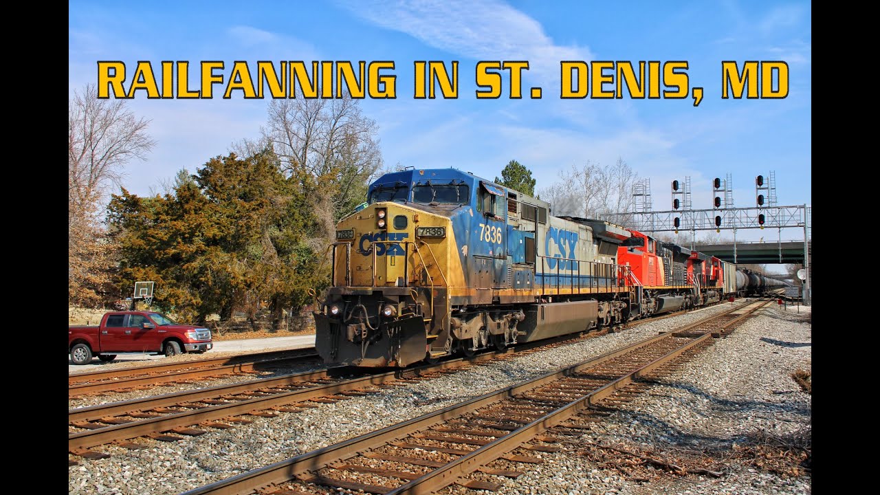 Unforgettable Day Railfanning in St. Denis, MD ft. YN2 DASH 8 LEADER ...