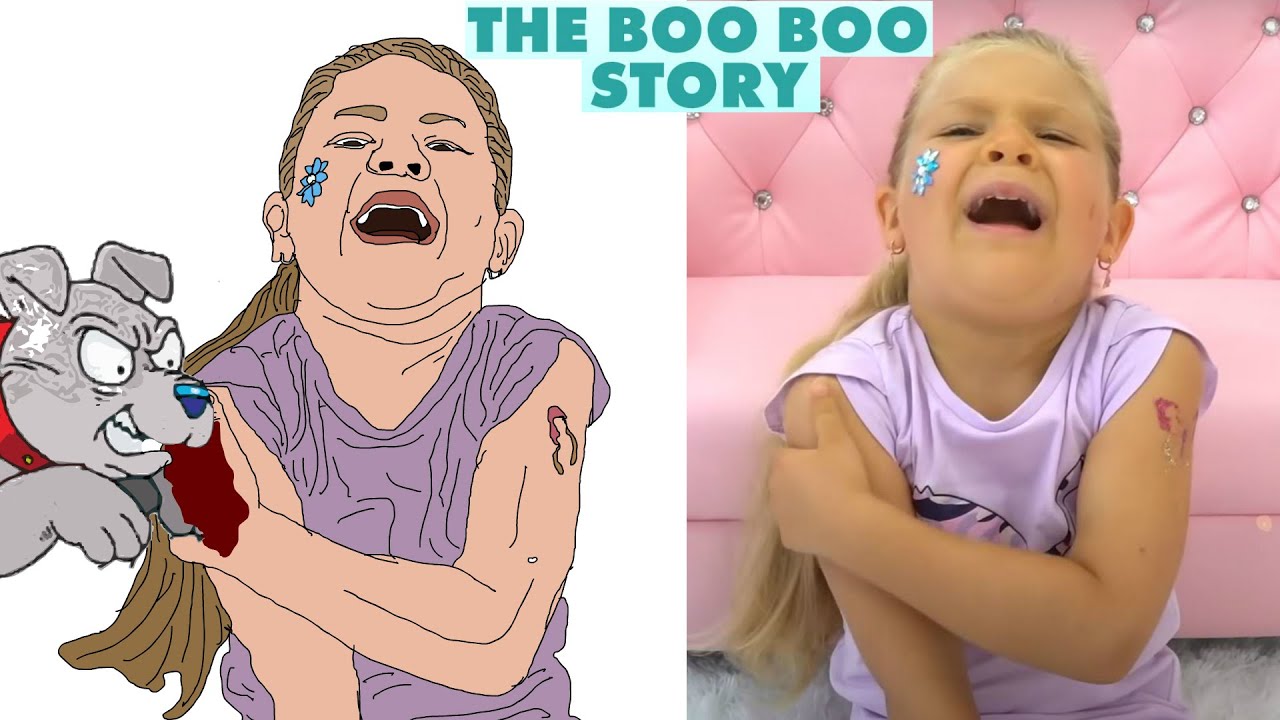 Diana and Roma The Boo Boo Story Memes | Drawing meme - YouTube