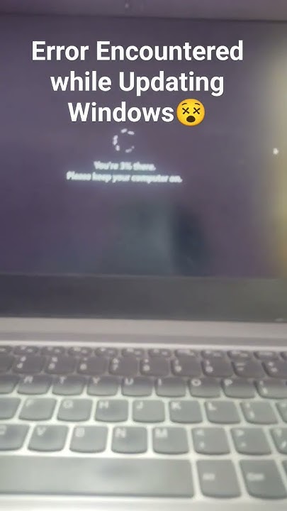 Error Encountered While Updating Windows 11 #laptop #windows # ...
