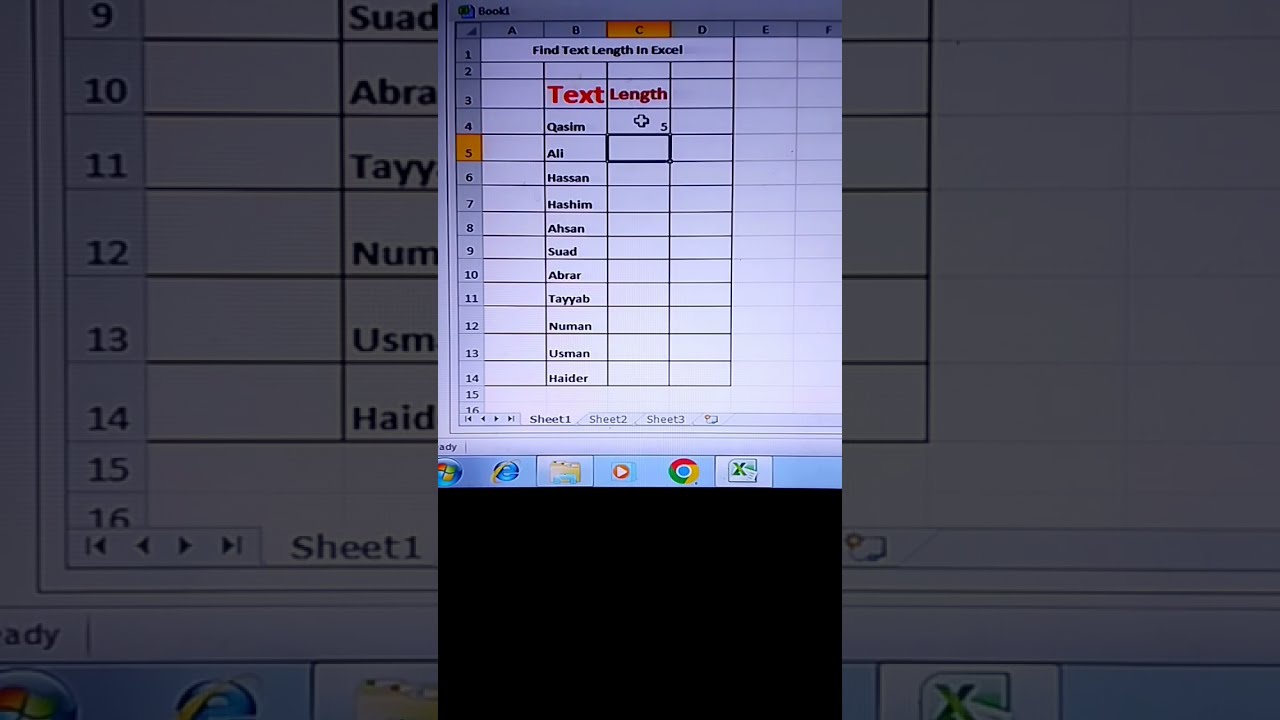 Microsoft Excel Find Text Length In Excel Shorts Videos Excel Tips And Microsoft Excel Find Text Length In Excel Shorts Videos Excel Tips And