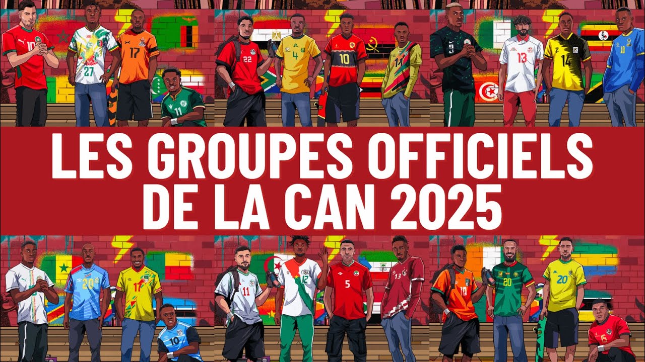 CAN 2025 : Analyse Complète des Groupes ! 🏆🌍 - YouTube