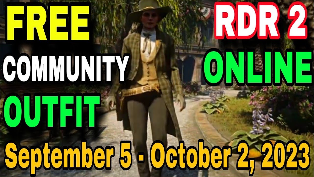 RDR 2 ONLINE HOW TO GET | YouTuber | Carly GB (FREE COMMUNITY OUTFIT ...