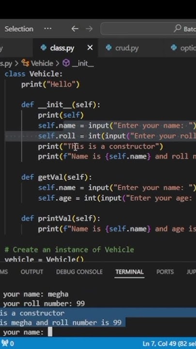Classes And Objects Python Programming Oopsconcept Python Pythonprogramming Youtube